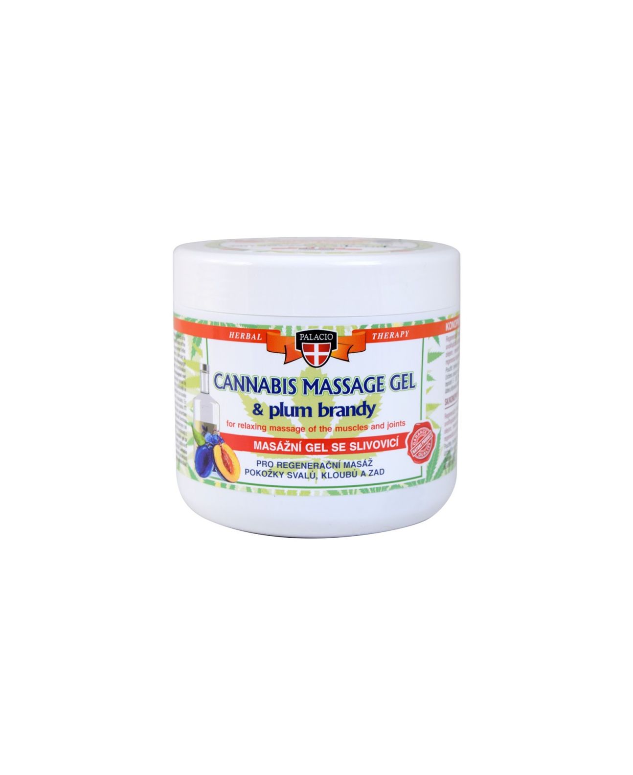 Palacio Hemp gel with plum brandy 5% 600ml