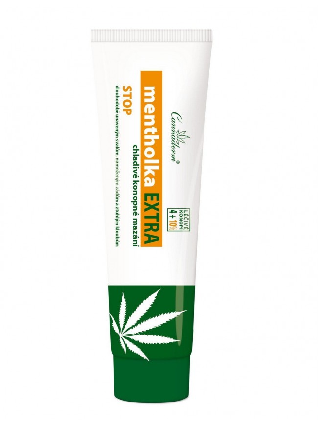 Mentholka Extra Cannaderm cooling gel for muscle and joint pain - 150 ml